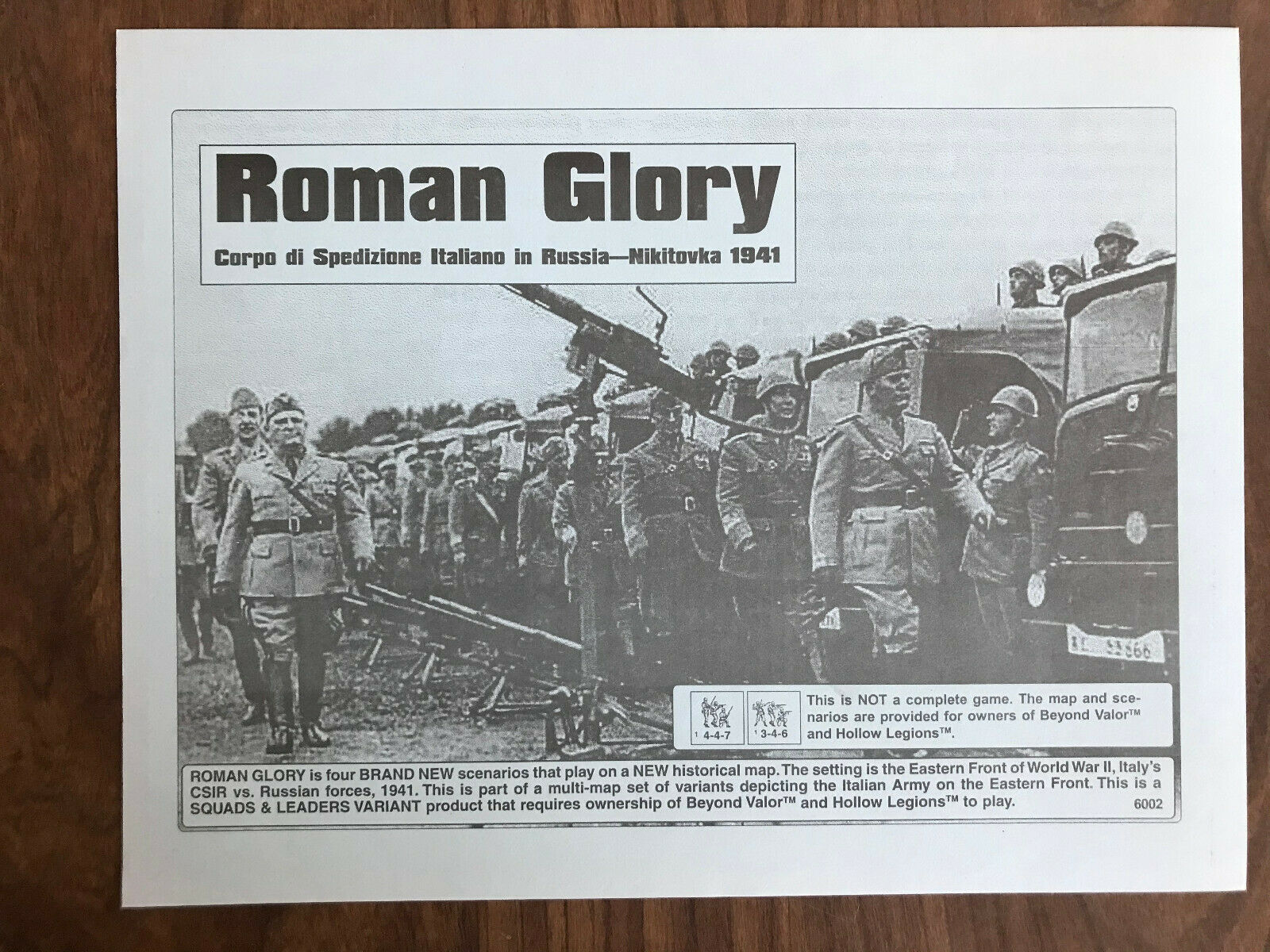 romanglory-1 — Desperation Morale