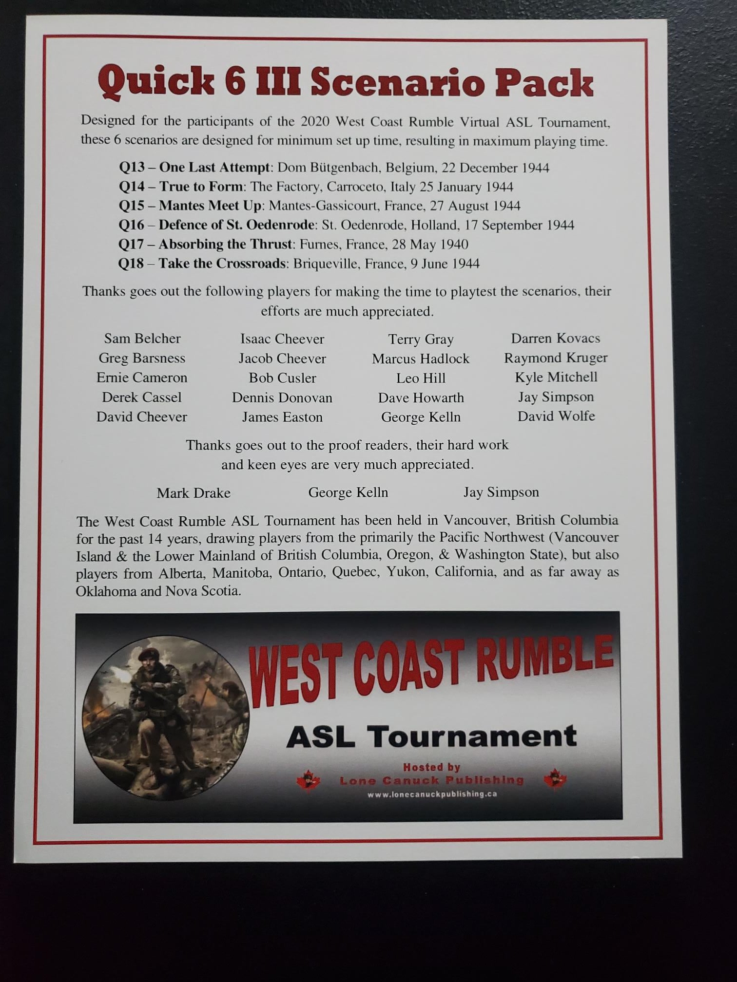 quick6-3 mark drake 2 — Desperation Morale