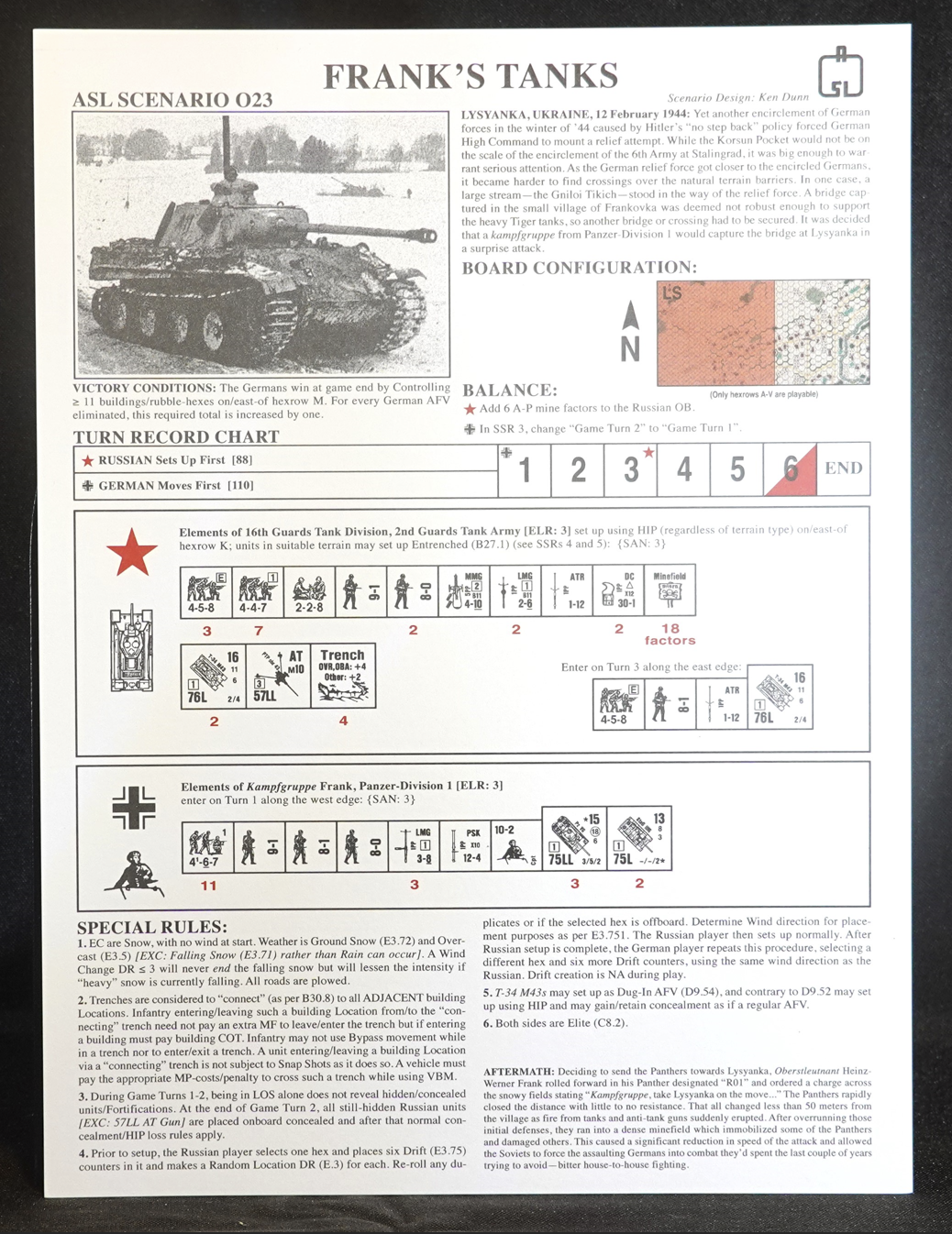 special ops 12-3 — Desperation Morale